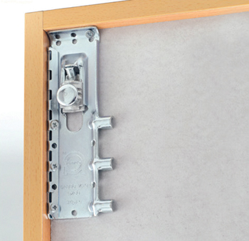 Peter Meier 816-DU-DX Concealed Cab. Bracket, Screw Or 10mm Dowel Mt ...