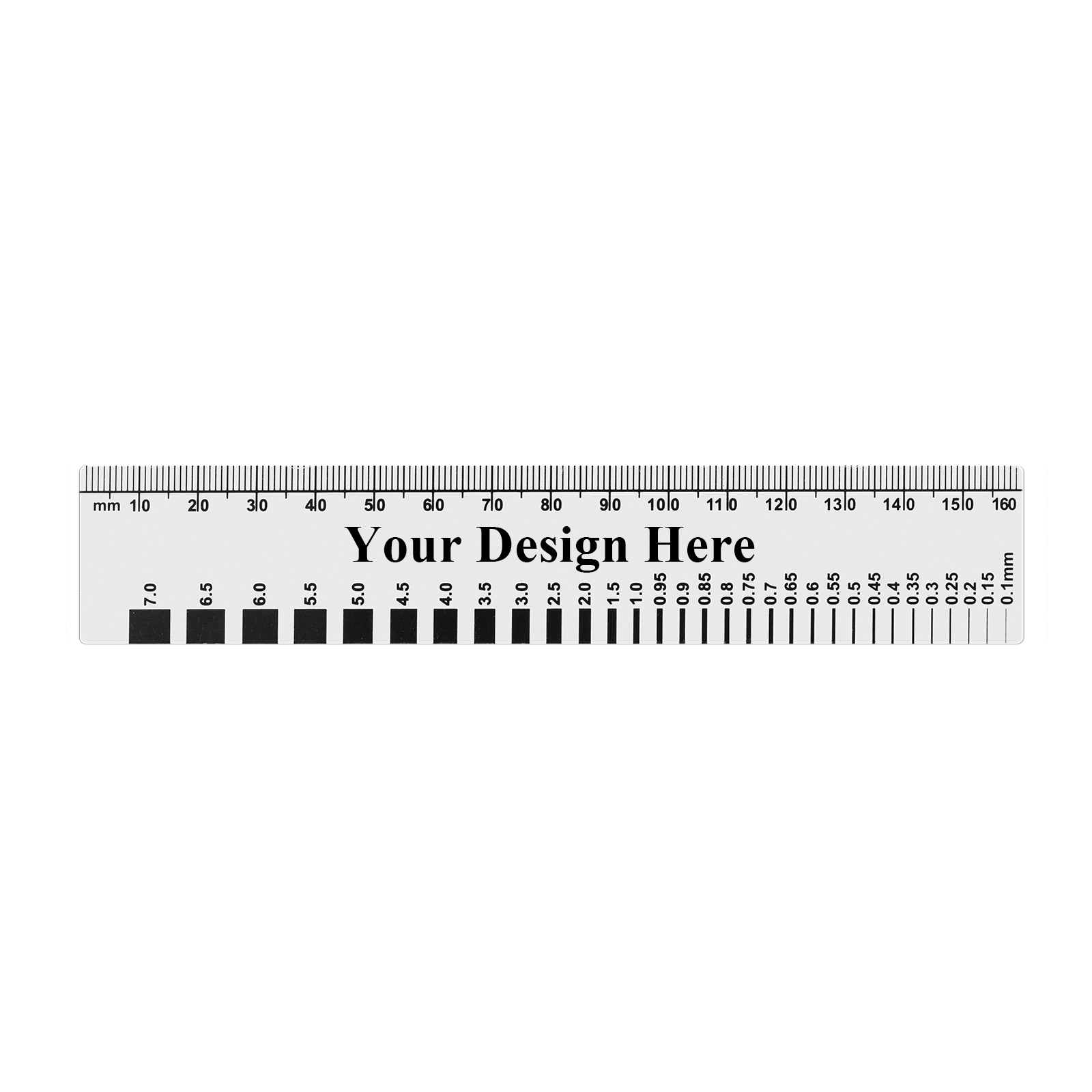 Muka Custom Concrete Crack Width Ruler, Plastic Crack Width Gauge ...