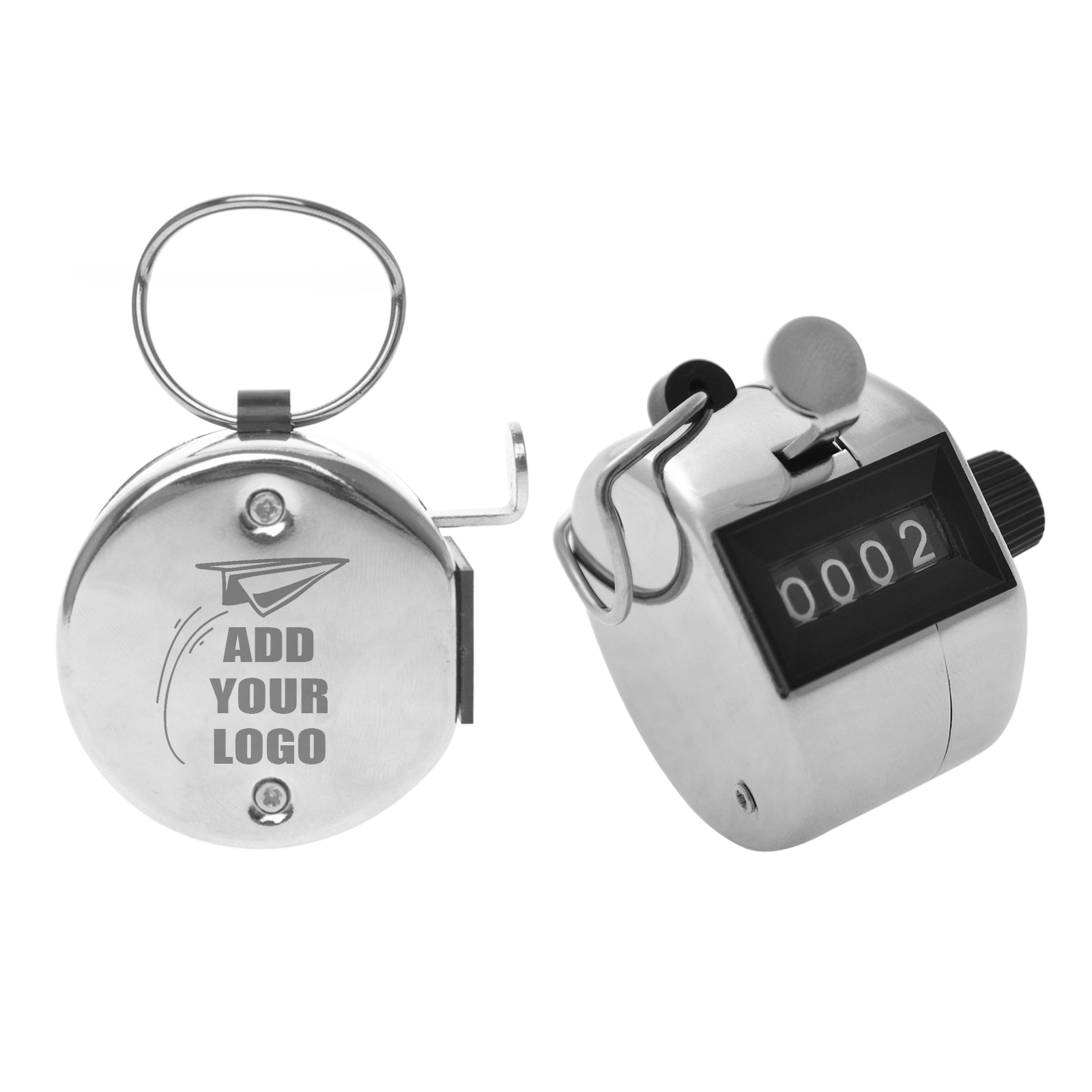 GOGO Custom Laser Engrave Metal Clicker Counter, Hand Held Counter ...