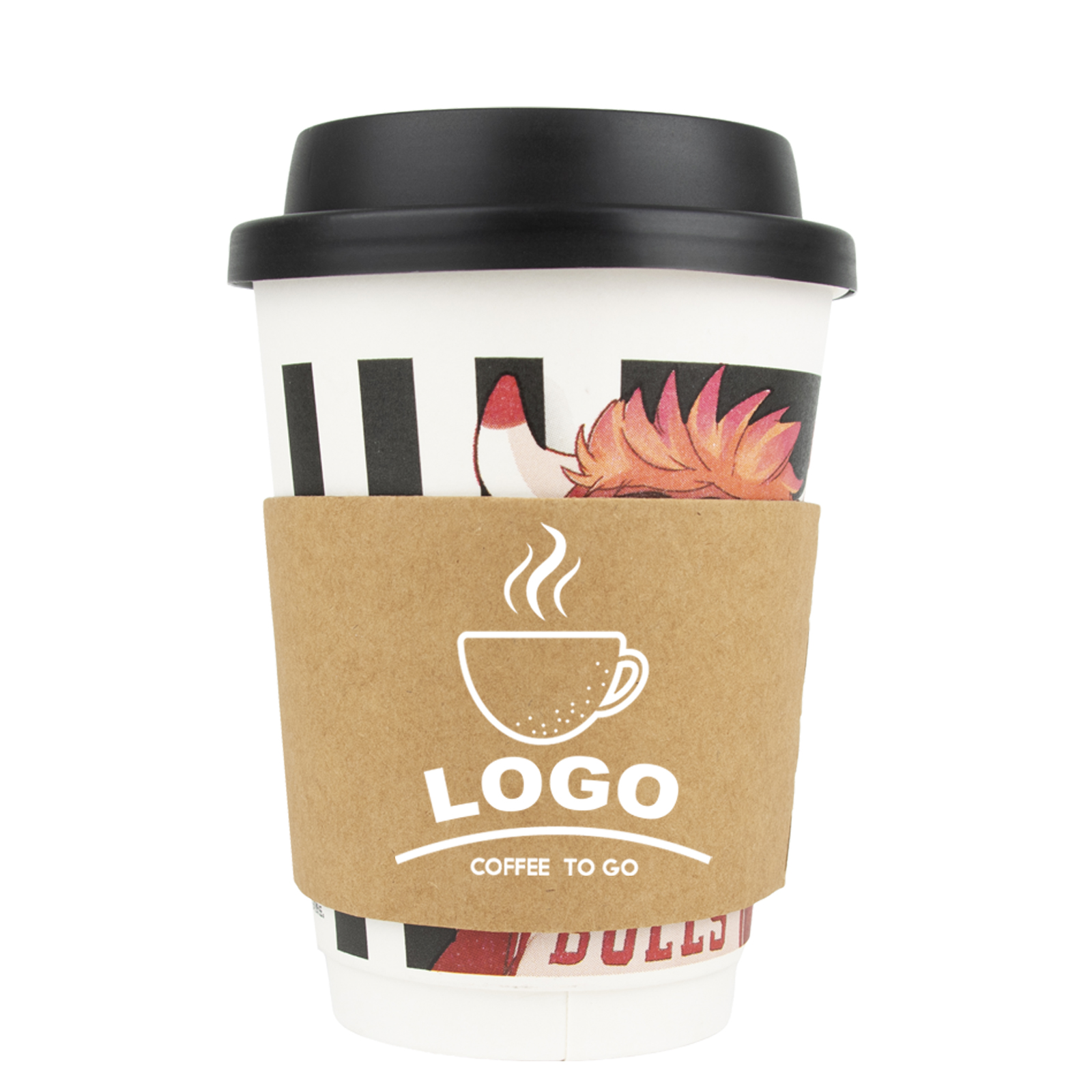 Aspire Custom Coffee Cup Sleeves, Personalized with Logo Text ...