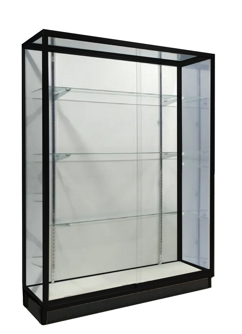 AMKO Displays ESC-WC/B Black Extra Vision Wall Case Wholesale - Opentip