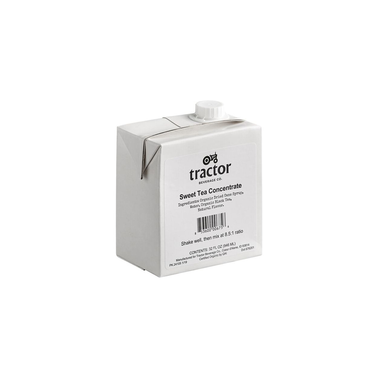 Tractor Beverage Co. Sweet Tea, 8.5:1 Concentrate, Organic Wholesale ...