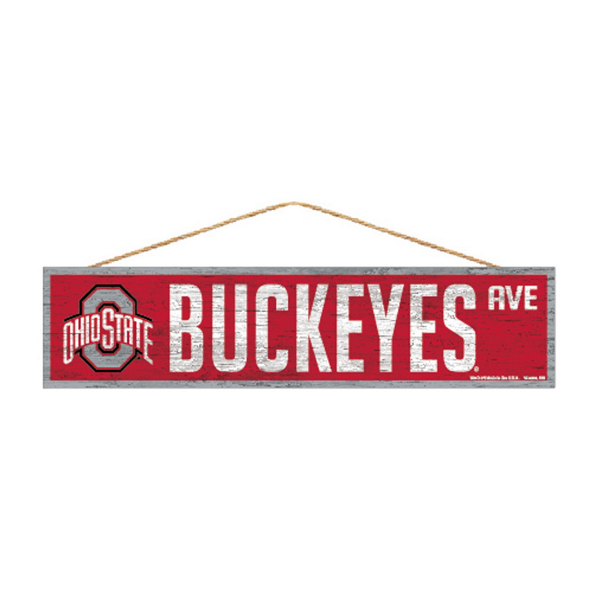 Ohio State Buckeyes Sign 4x17 Wood Avenue Design Wholesale - Opentip