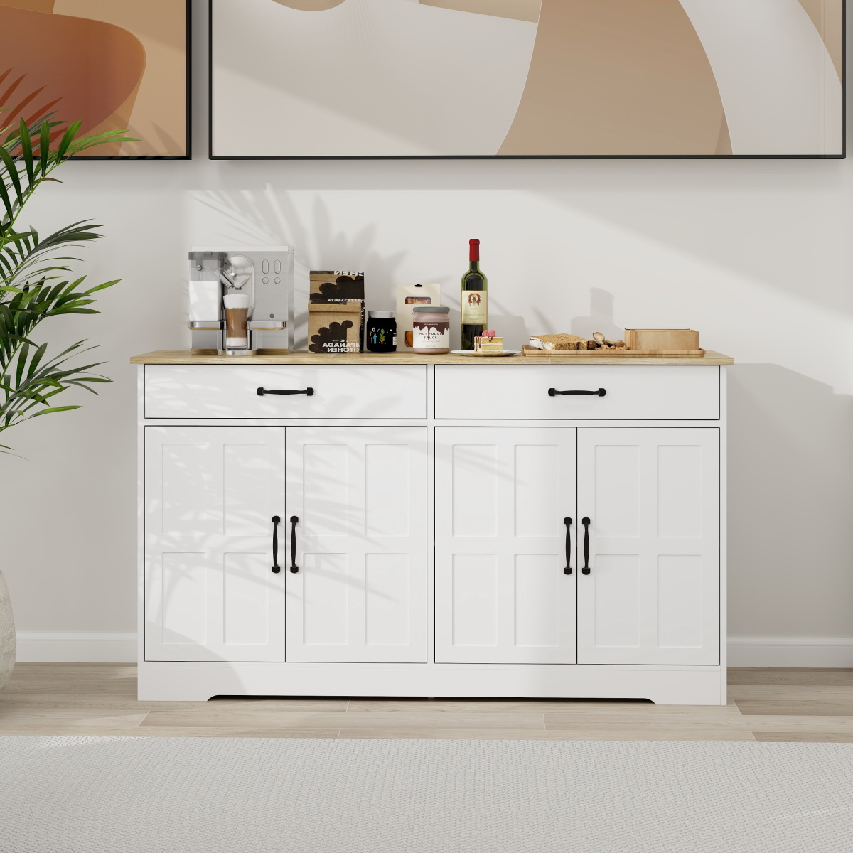 Assembled buffet cabinet store