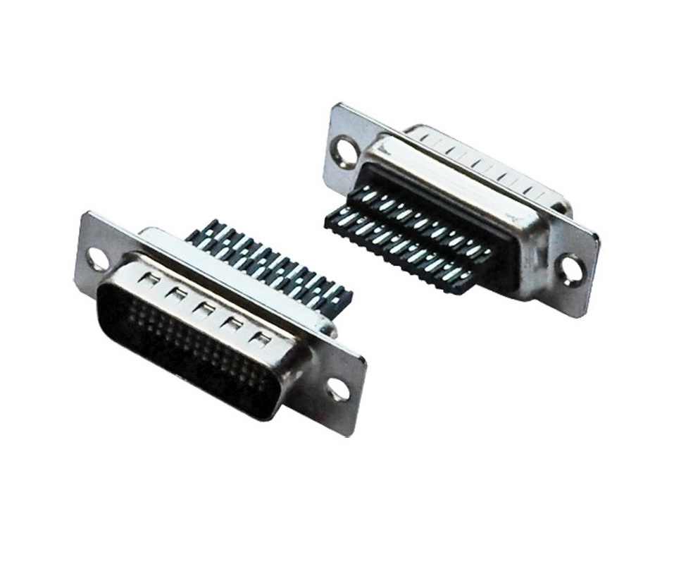 IEC DL60MS 60 Position LFH Connector Male Solder Type Connector ...