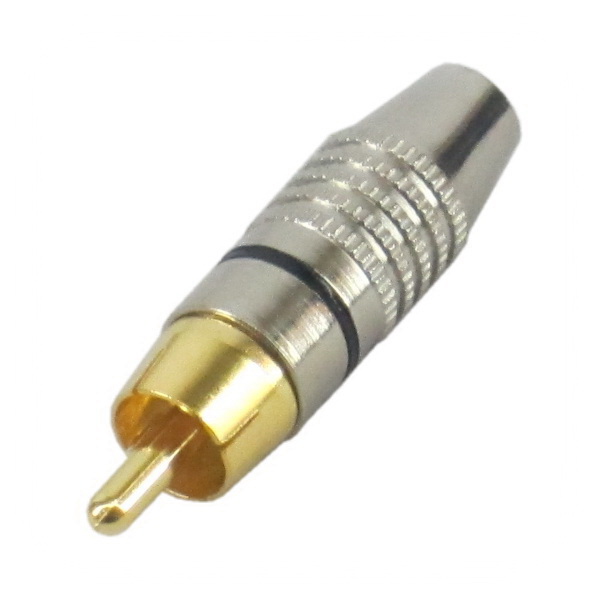 IEC PHONOM-MBK RCA Type Phono Male Metal Black Wholesale - Opentip