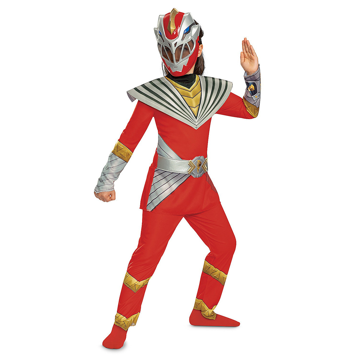 Disguise Girl's Classic Power Rangers™ Cosmic Fury Red Ranger Costume ...