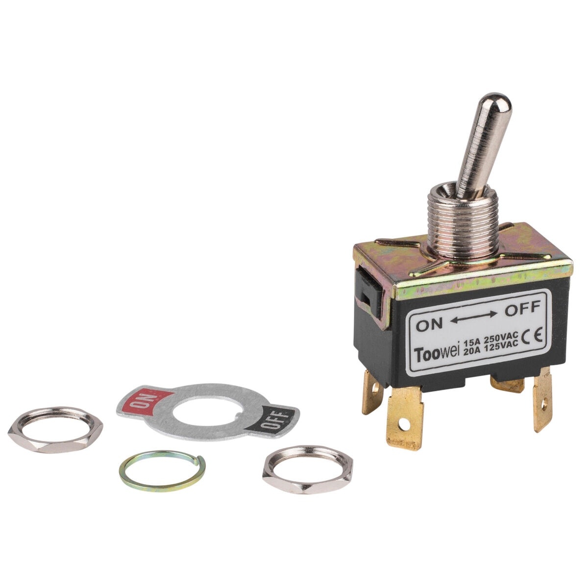 Parts Express 4PST Heavy Duty Toggle Switch tillescenter Industrial ...