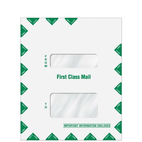 Custom Super Forms 80649 - Double Window First Class Mail Envelope ...