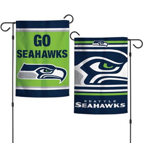 Seattle Seahawks Flag 12x18 Garden Style 2 Sided Slogan Design ...