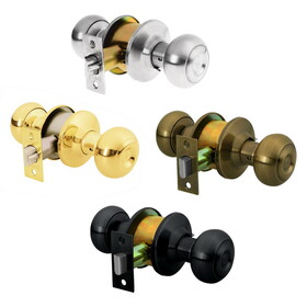 Hermex 43457 Polished Brass Entry Oval Knob Lock Wholesale - Opentip
