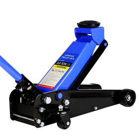 Floor Jack, 3.5 Ton Low Profile Floor Jack, Heavy-Duty Steel Racing ...