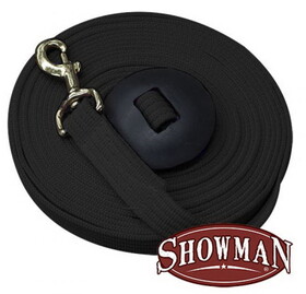 Showman 522036 25' flat cotton web lunge line with brass snap Wholesale ...